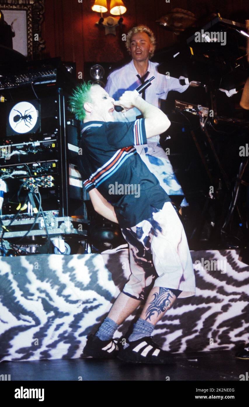THE PRODIGY ; at Reading Leisure Centre, UK ; 23 October 1996 ; Credit ...