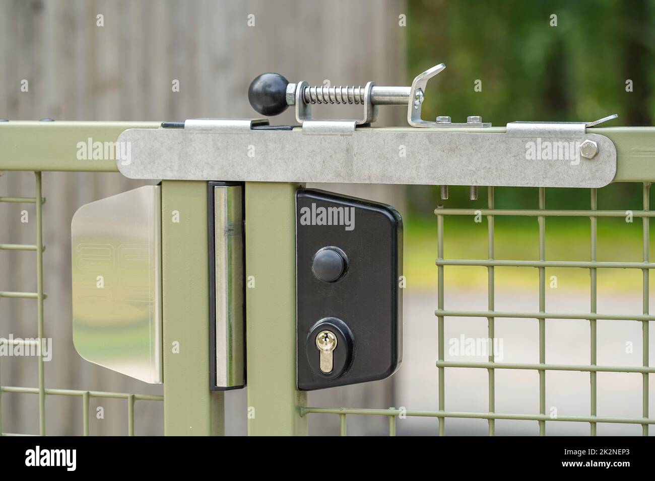 Handle Fence Door. Stainless Steel Gate Lock with additional child ...