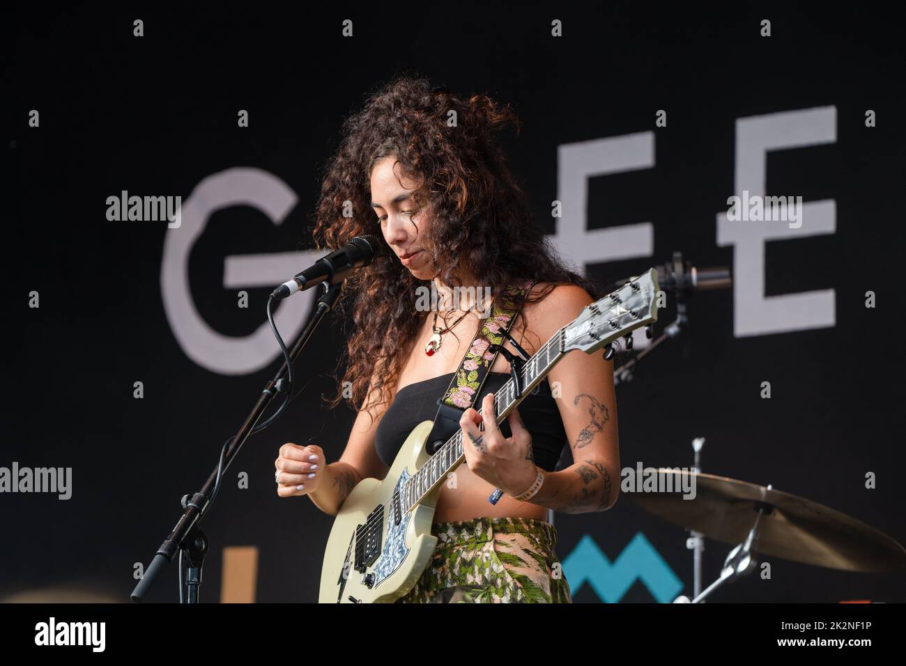 Indigo De Souza on the Walled Garden Stage at the Green Man Festival ...