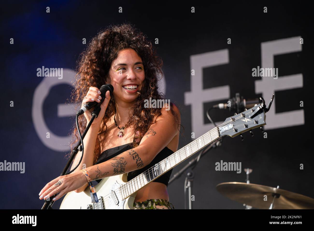 Indigo De Souza on the Walled Garden Stage at the Green Man Festival ...