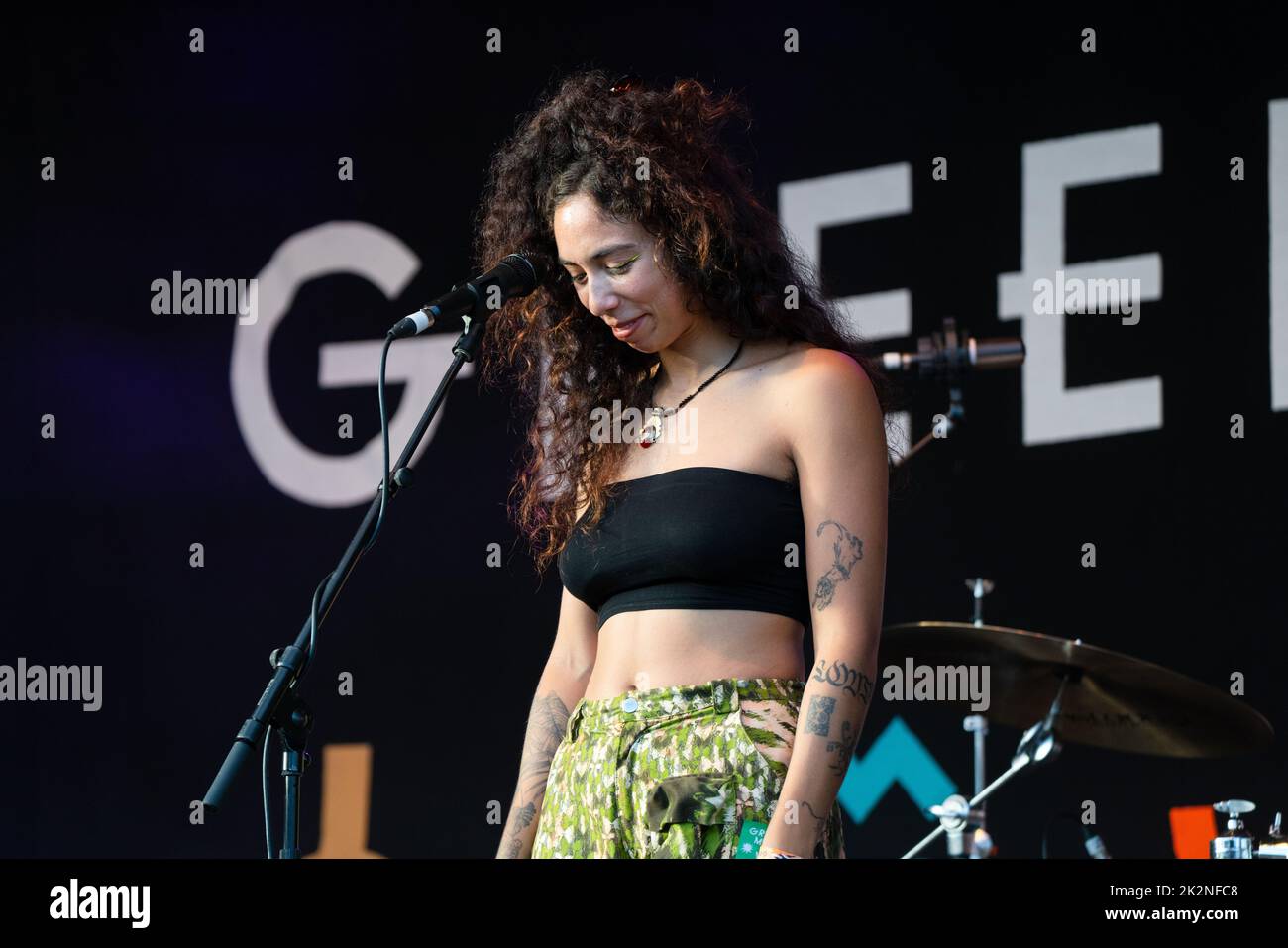 Indigo De Souza on the Walled Garden Stage at the Green Man Festival ...