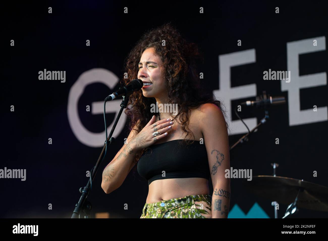 Indigo De Souza on the Walled Garden Stage at the Green Man Festival ...