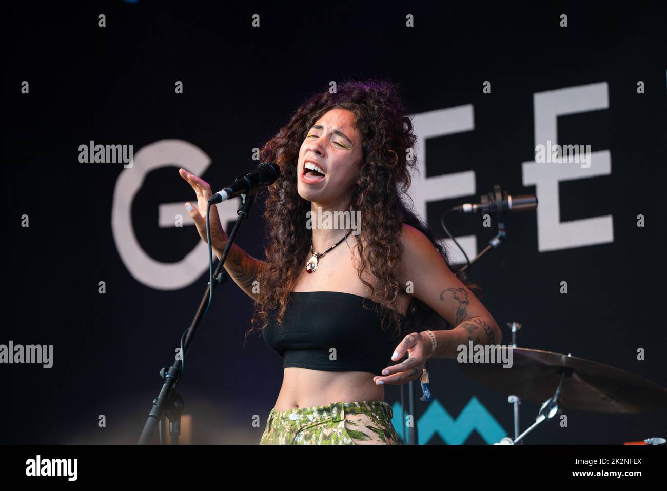 Indigo De Souza on the Walled Garden Stage at the Green Man Festival ...