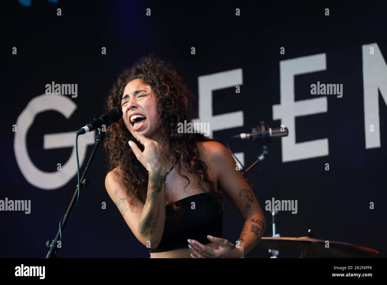Indigo De Souza on the Walled Garden Stage at the Green Man Festival ...