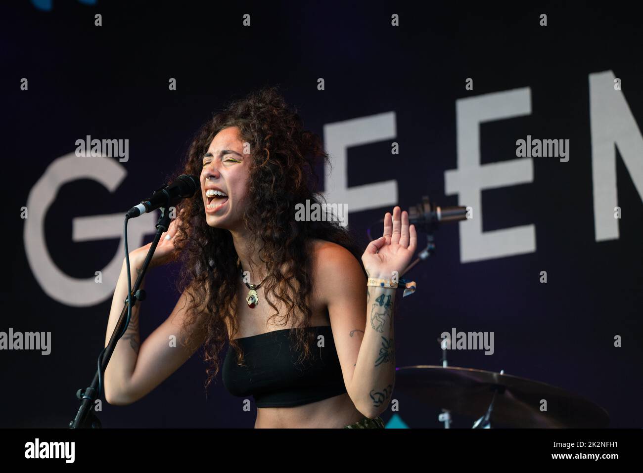 Indigo De Souza on the Walled Garden Stage at the Green Man Festival ...