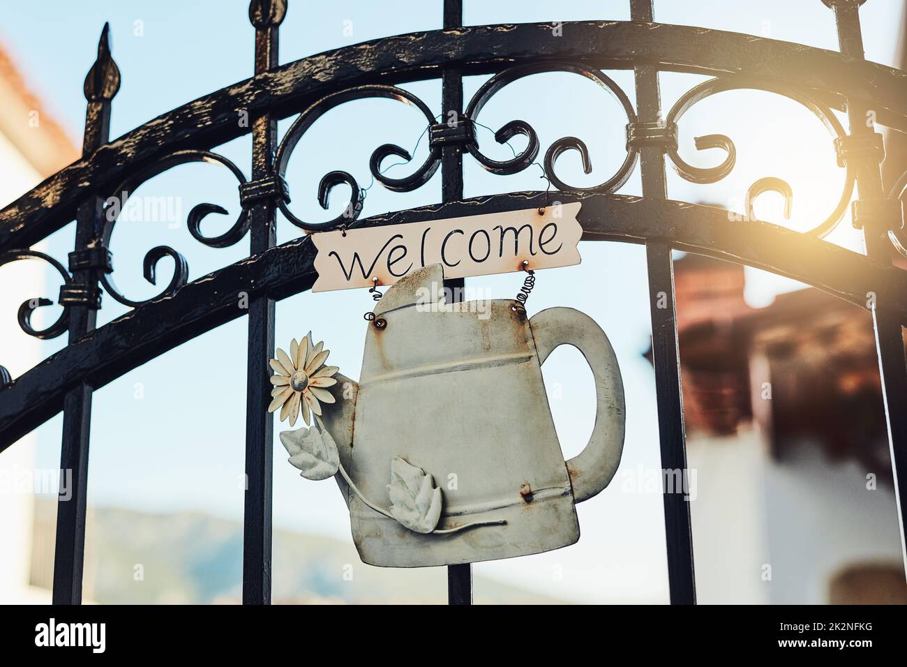 Residential gate hi-res stock photography and images - Alamy