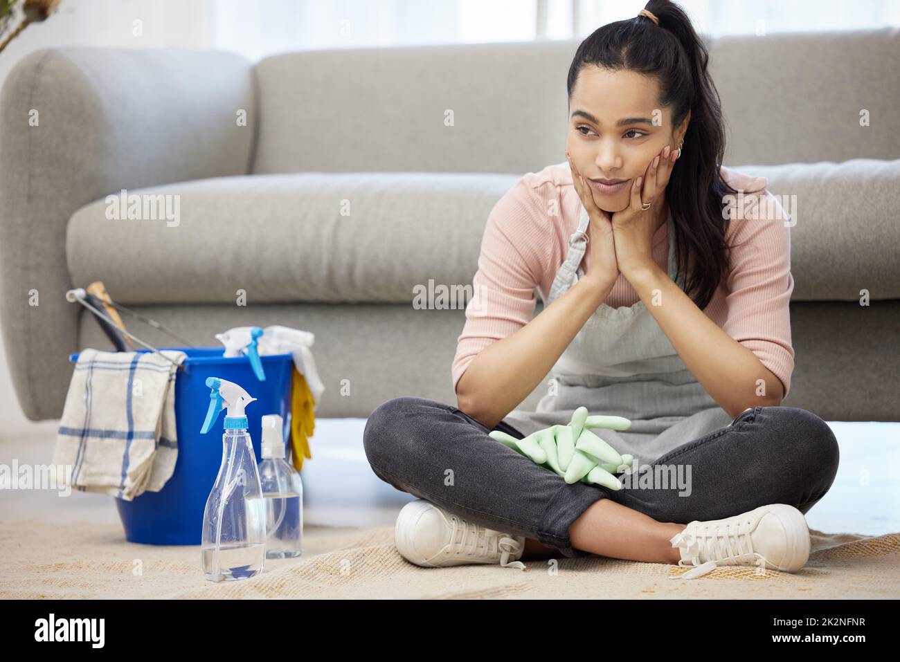 Sitting bored on floor hi-res stock photography and images - Alamy