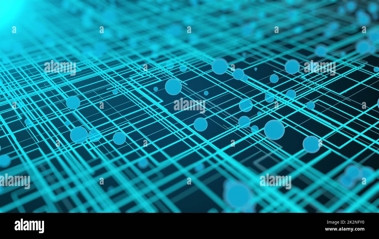 3d futuristic circuit background Stock Photo - Alamy
