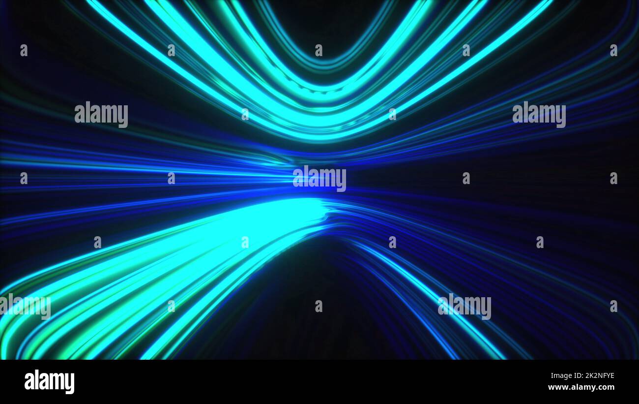 Glow band lines Stock Photo - Alamy