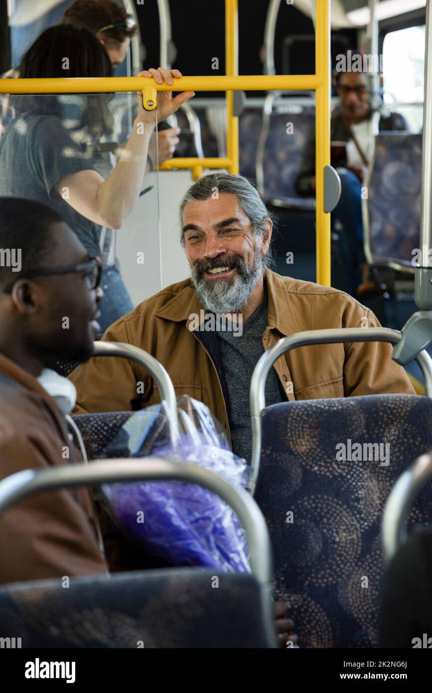 Passengers smiling hi-res stock photography and images - Alamy