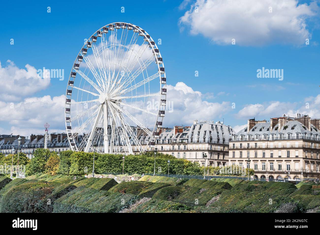 Big Ferris Wheel on Place de la Concorde in Paris, France also known as ...