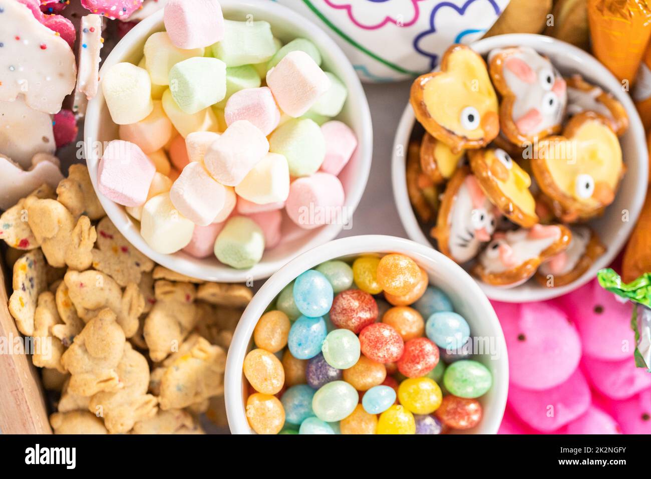 Easter charcuterie board Stock Photo - Alamy