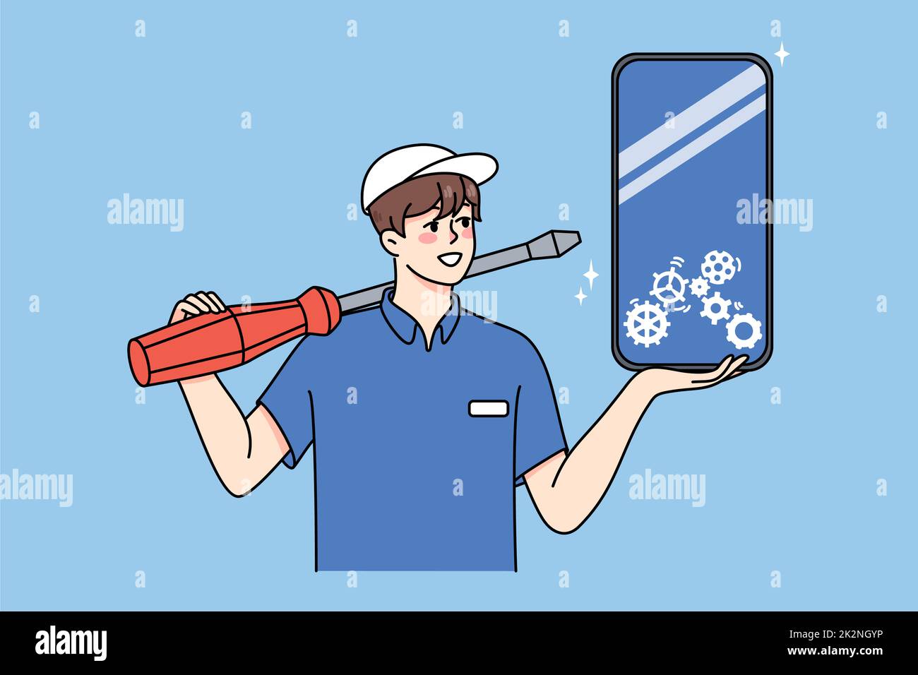 Mobile phone repair shop hi-res stock photography and images - Alamy