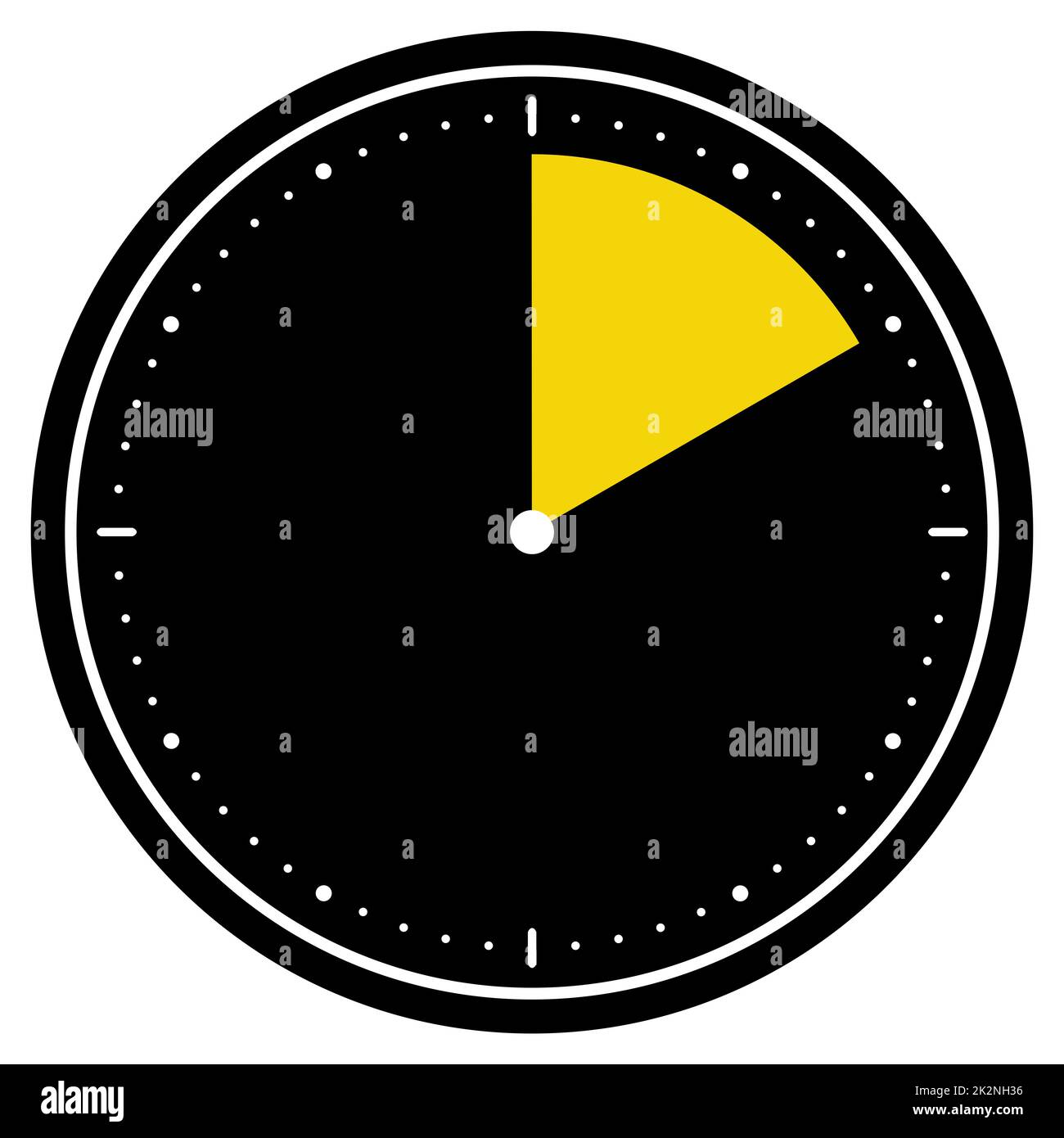 Black Clock Symbol: 10 Seconds, 10 Minutes or 2 Hours Stock Photo - Alamy