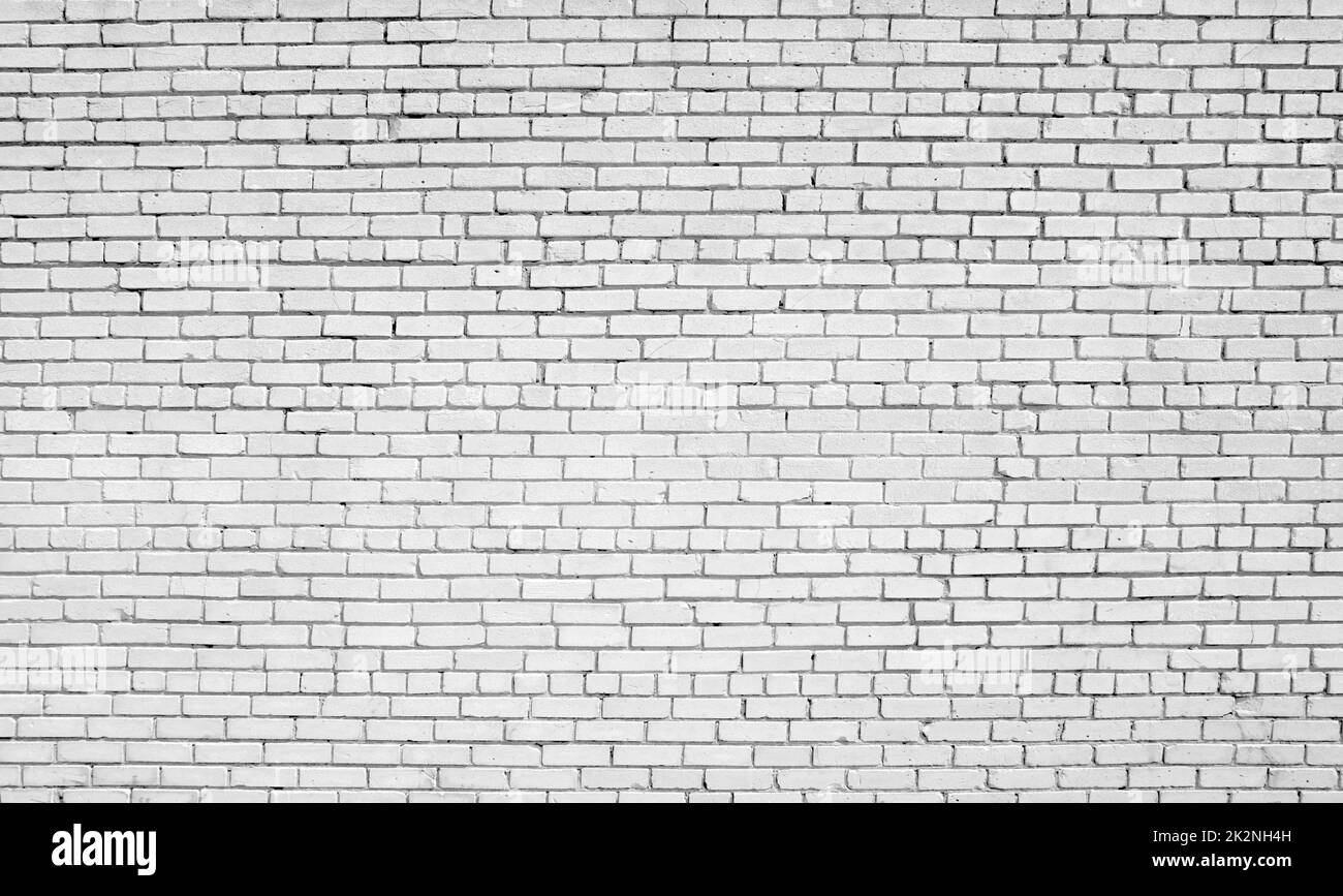 Old white brick wall - Rustic background texture Stock Photo - Alamy