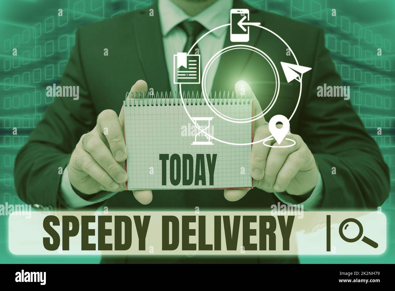 Text sign showing Speedy Delivery. Word Written on provide products in ...