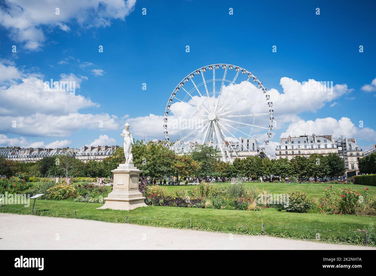 Big Ferris Wheel on Place de la Concorde in Paris, France also known as ...