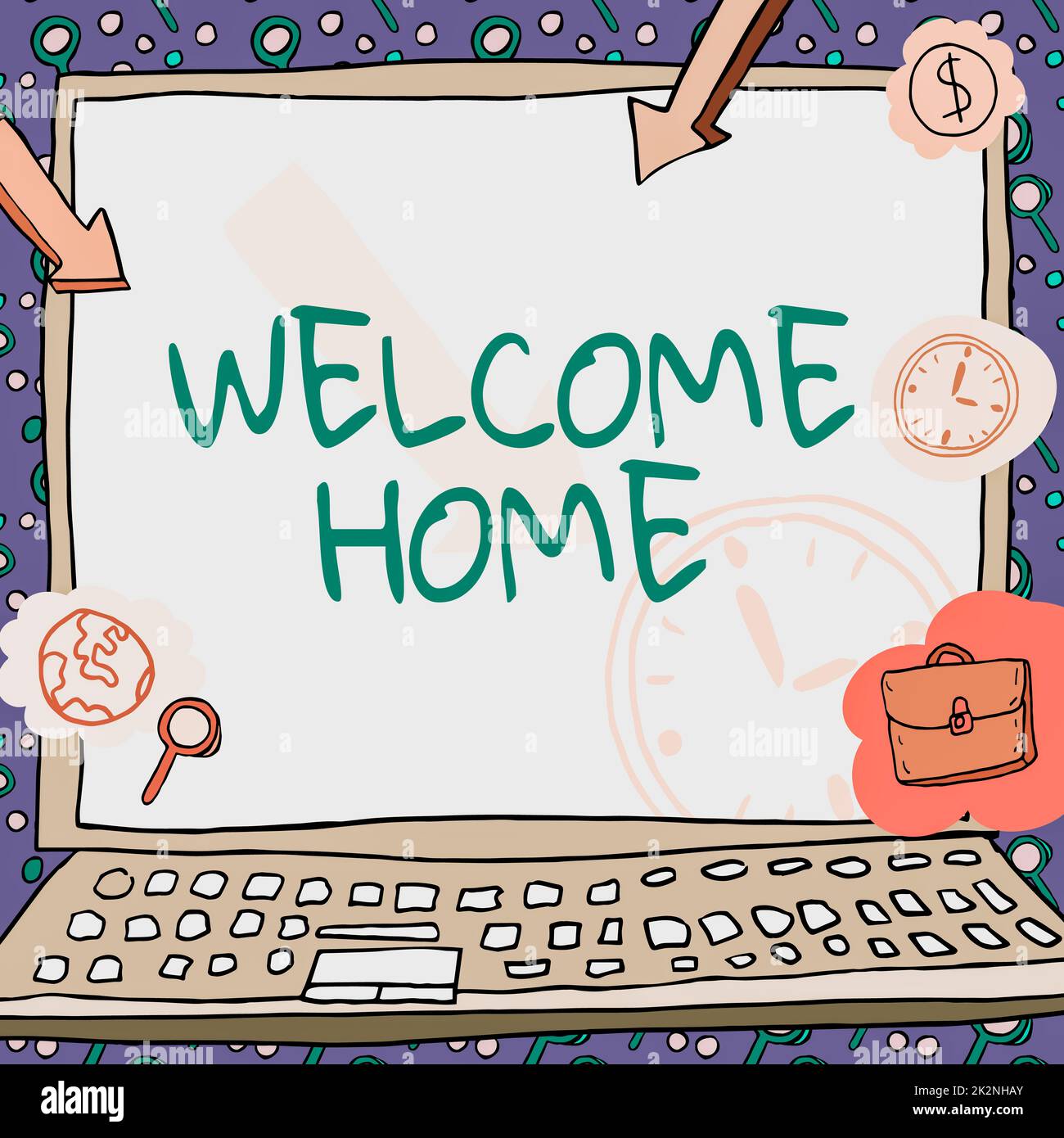 Conceptual caption Welcome Home. Word Written on Expression Greetings ...