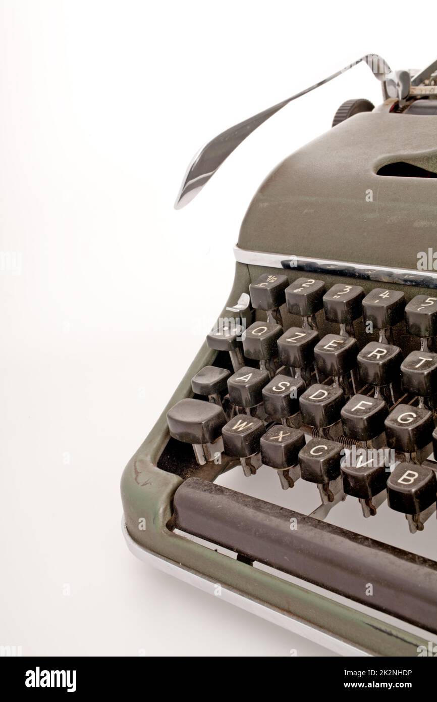 Old mechanical typewriter Stock Photo - Alamy