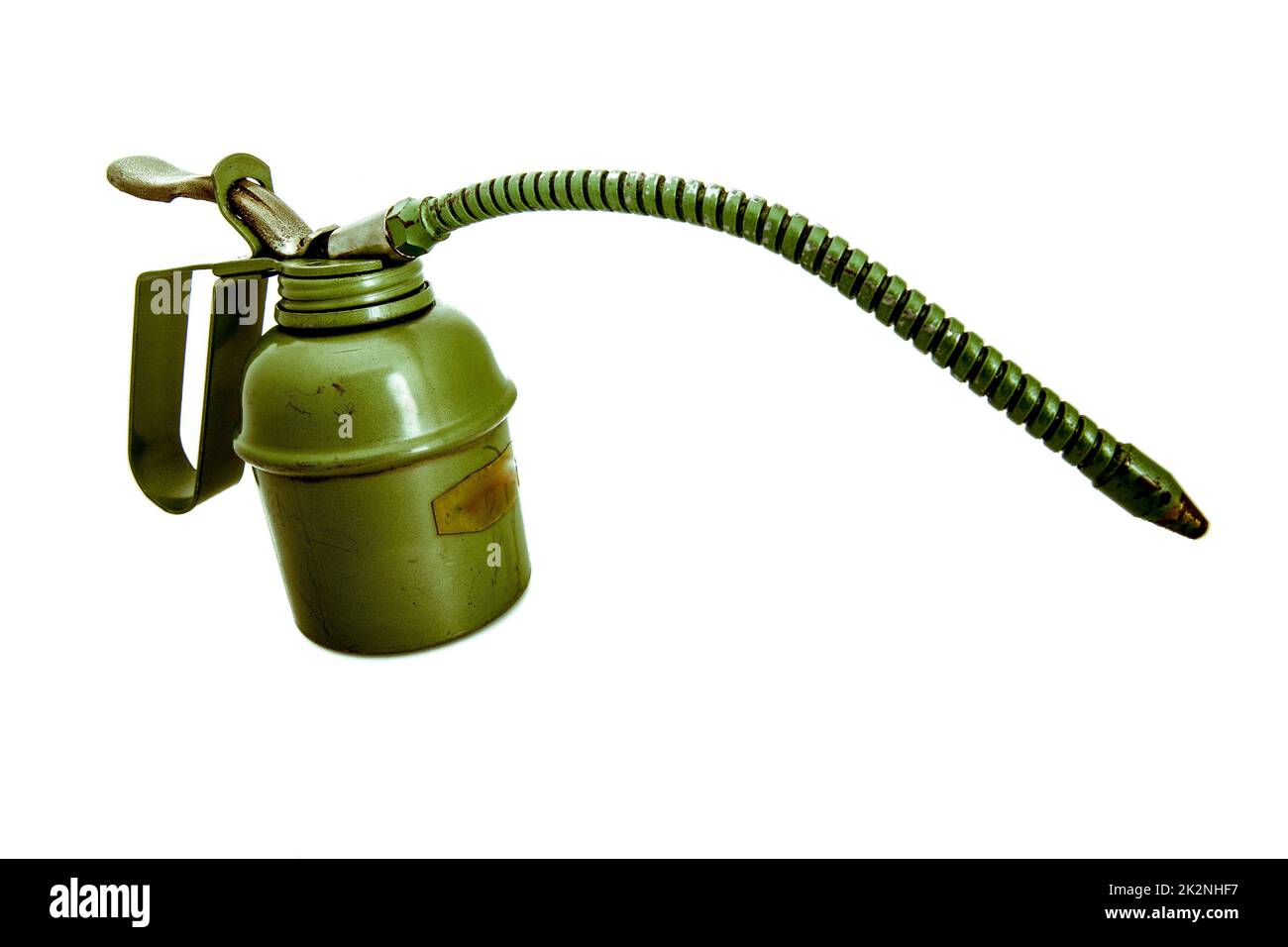 vintage oiler with flexible spout Stock Photo - Alamy