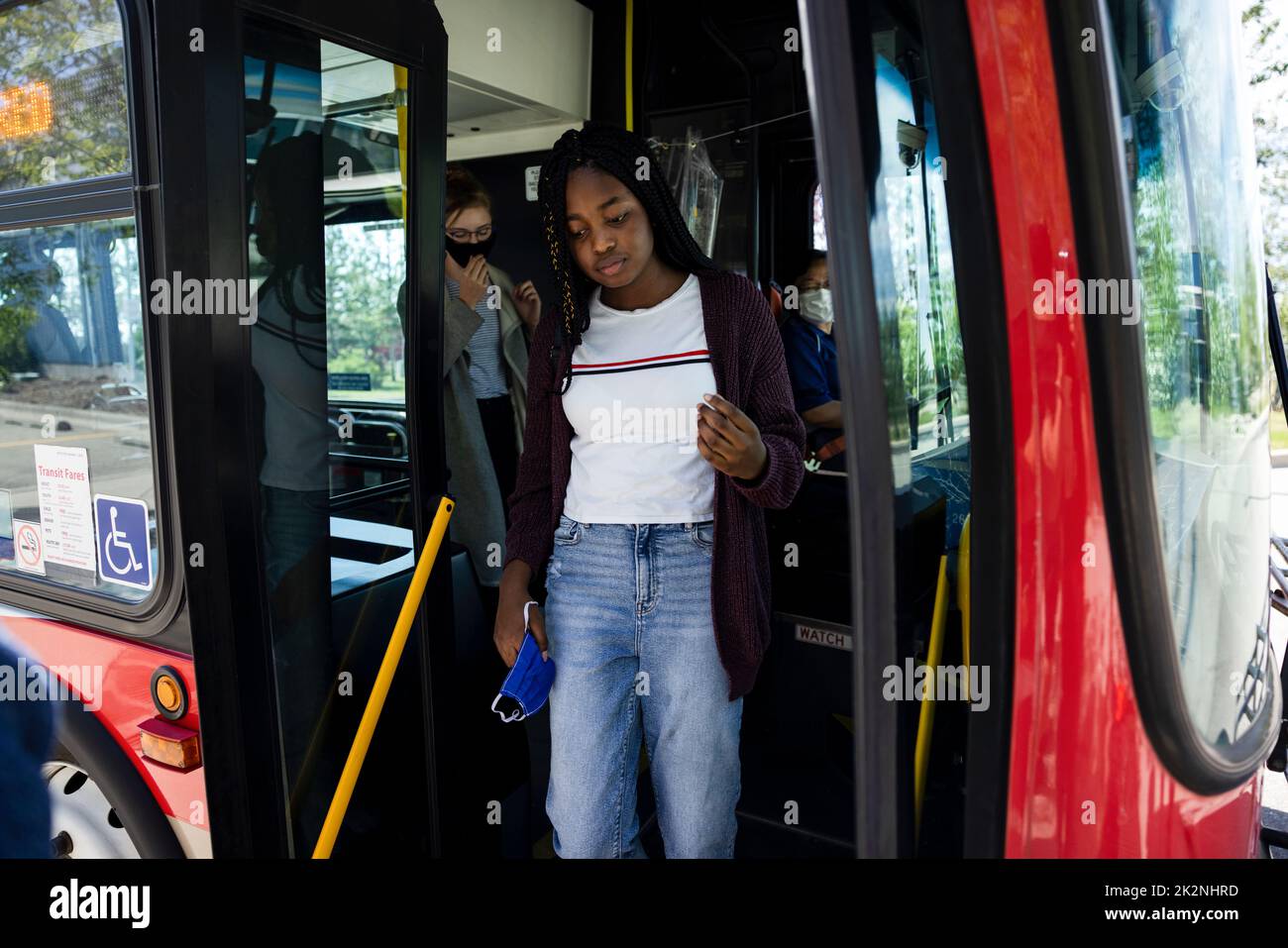 Getting there by bus hi-res stock photography and images - Alamy