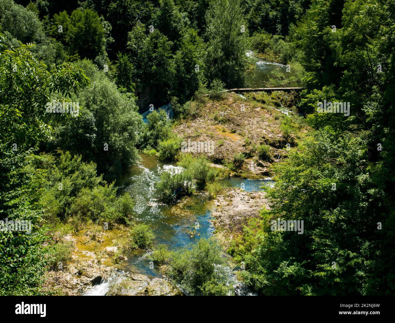 Dobra river canyon Ogulin, Croatia Stock Photo - Alamy
