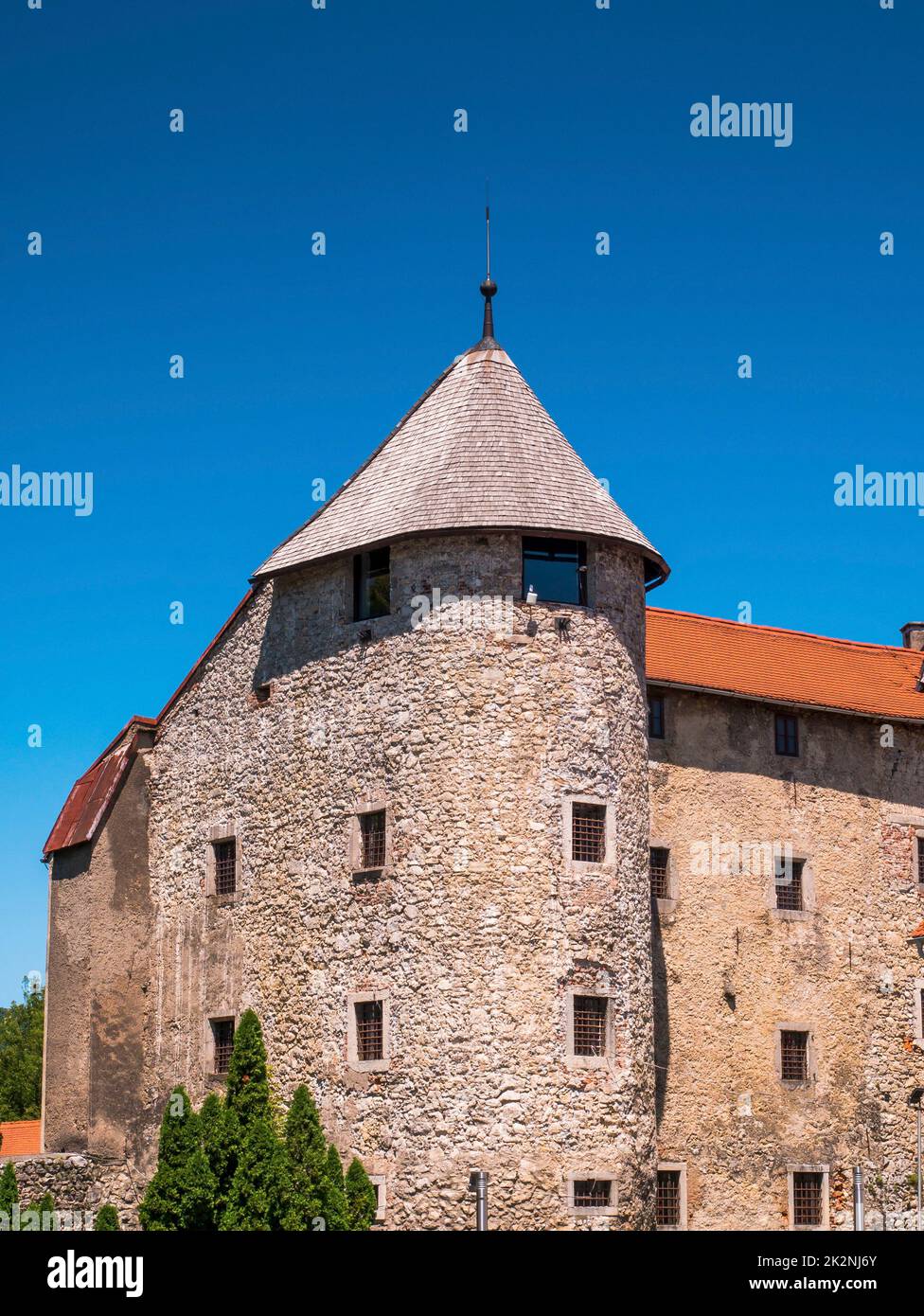 The palace of the Frankopan castle Ogulin Stock Photo - Alamy