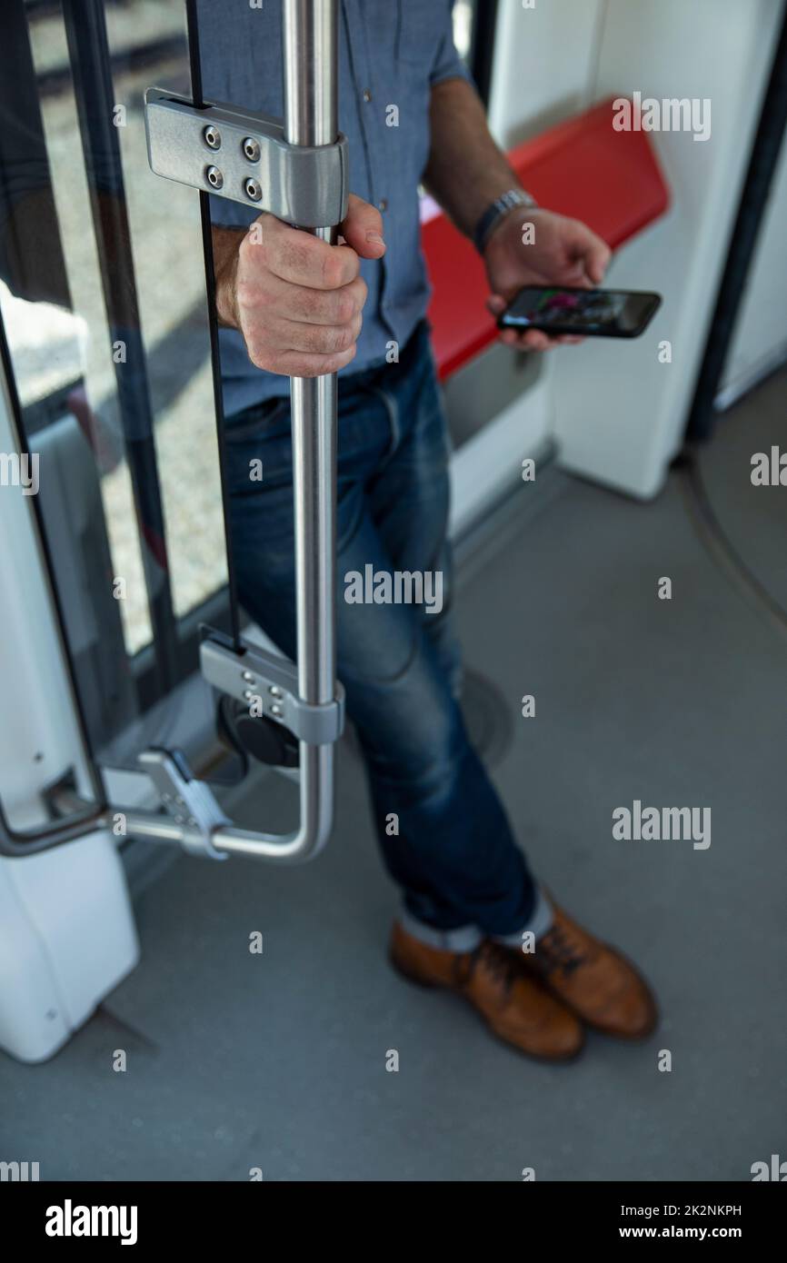 Subway phone hi-res stock photography and images - Alamy