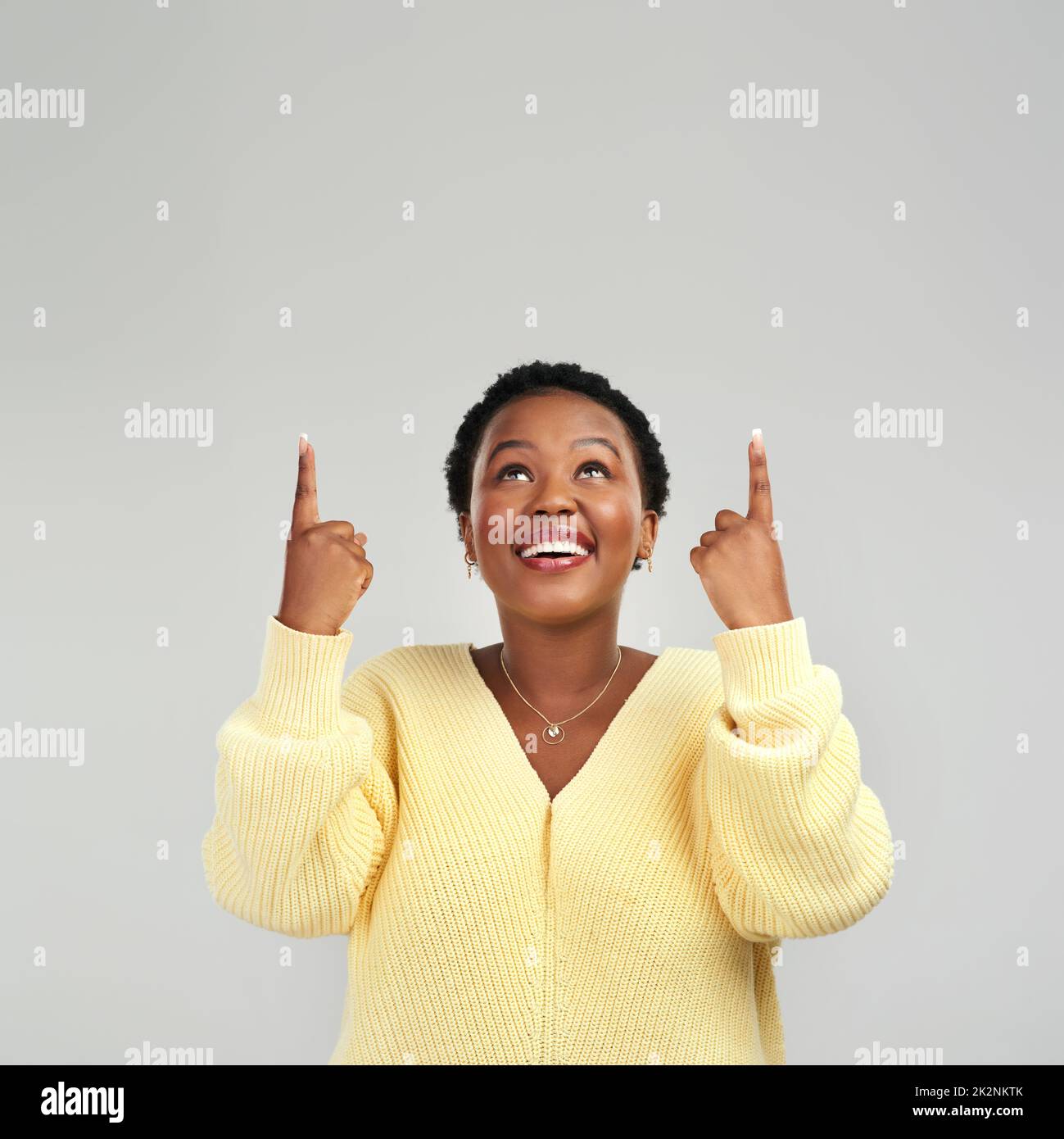 Pointing posing hi-res stock photography and images - Alamy