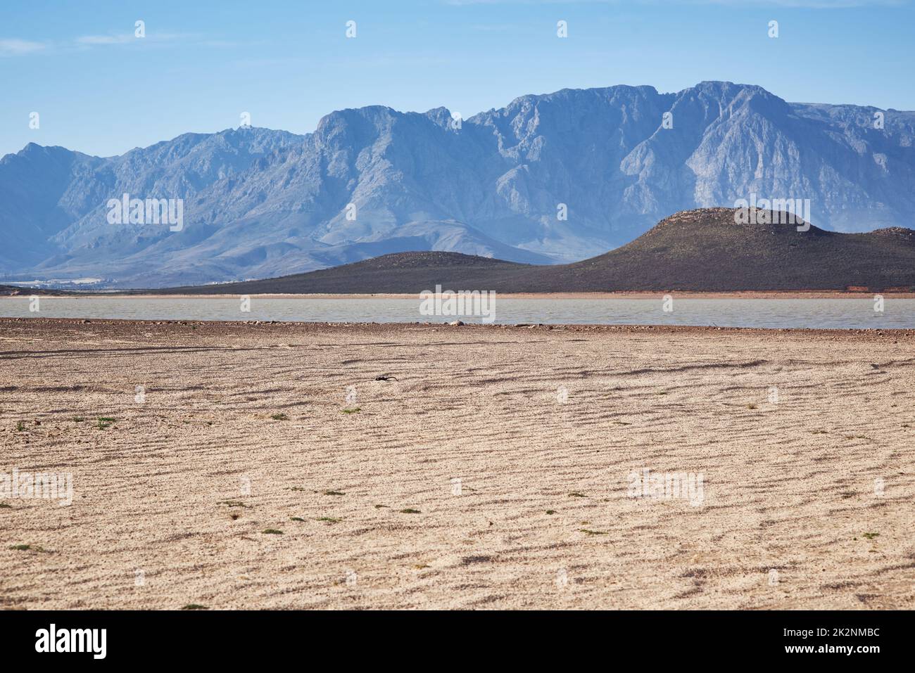 Miles of emptiness. Shot of a desolate landscape during the day with a ...