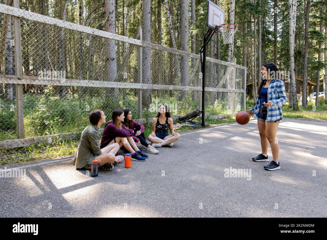 Canada basketball teen hi-res stock photography and images - Alamy