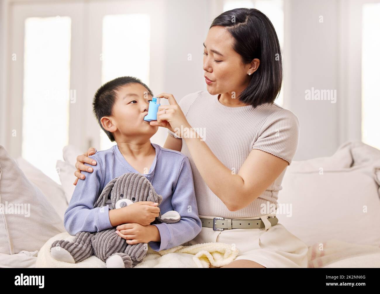 Child inhaler adult bedroom hi-res stock photography and images - Alamy