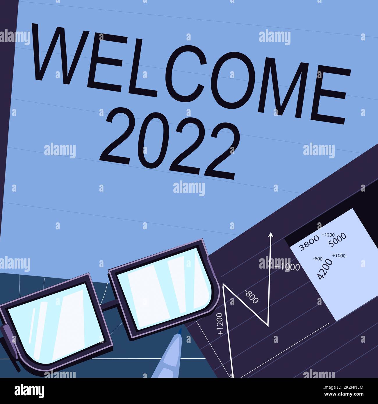 Conceptual display Welcome 2022. Word for New Year Celebration ... Conceptual display Welcome 2022. Word for New Year Celebration ...