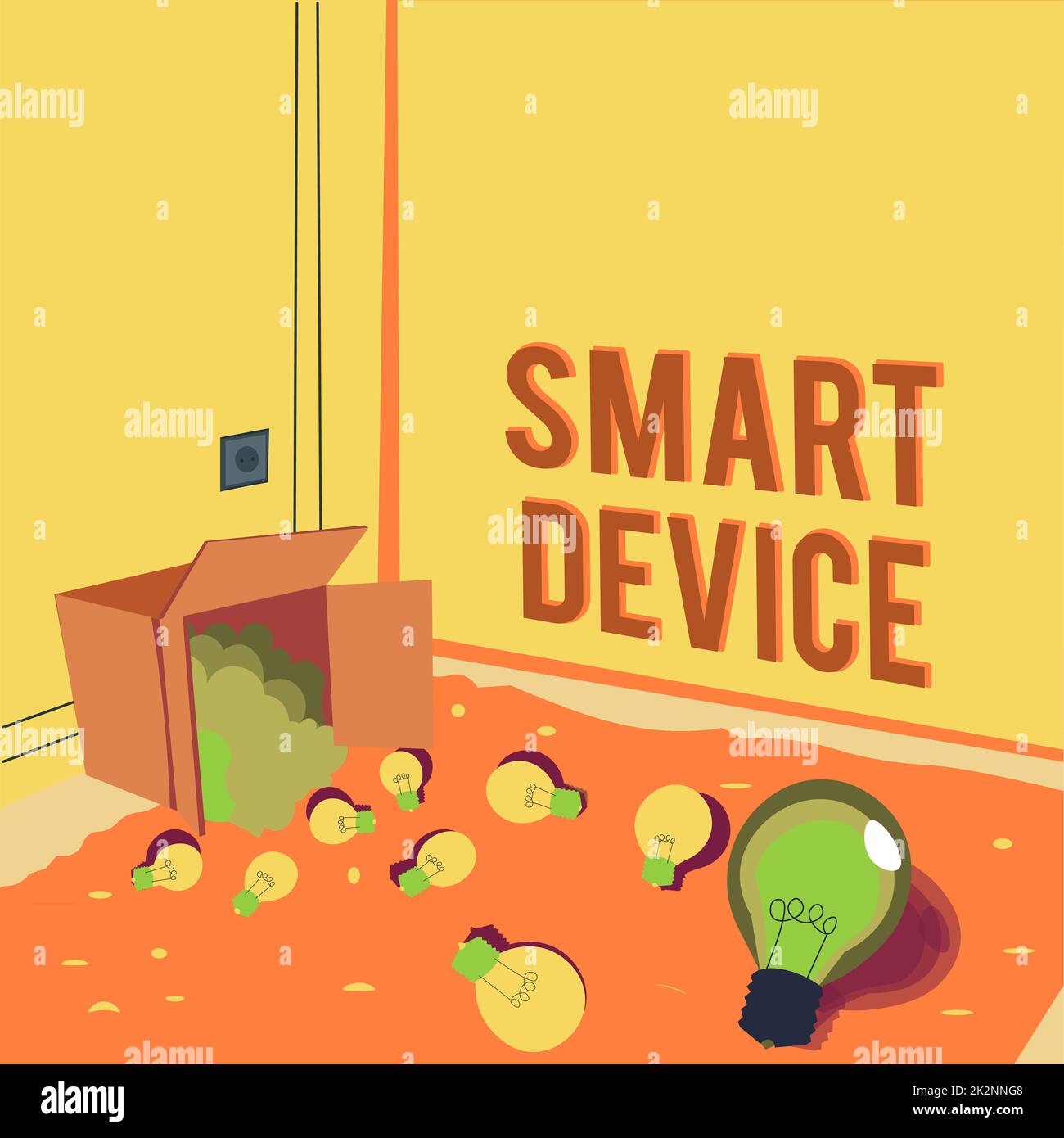 Conceptual display Smart Device. Business overview Electronic gadget ...