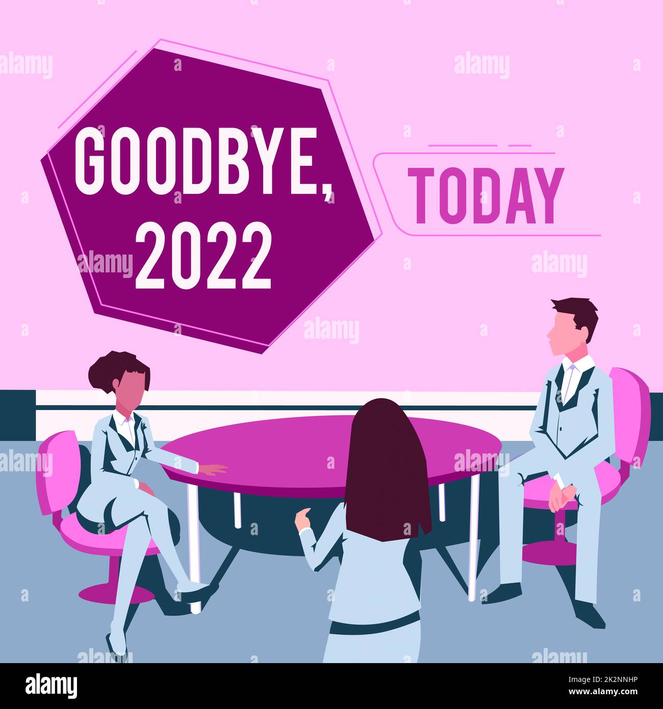 Text showing inspiration Goodbye 2022. Word for New Year Eve Milestone ...