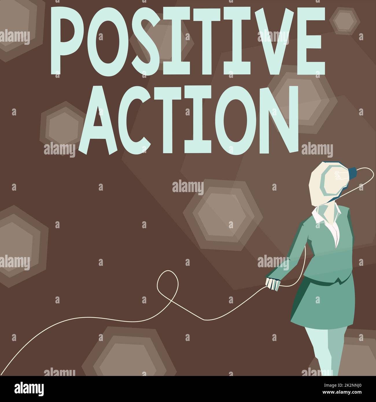 Sign displaying Positive Action. Business showcase doing good attitude ...