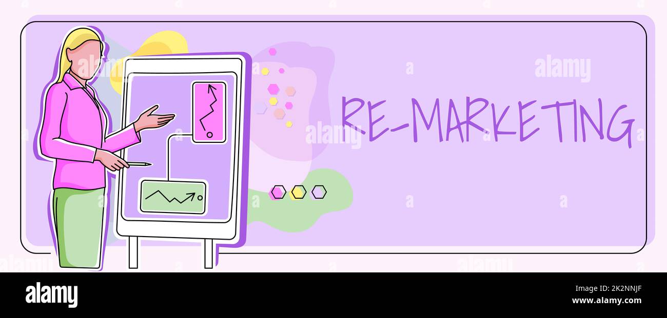 Text showing inspiration Re Marketing. Internet Concept Strategy to ...