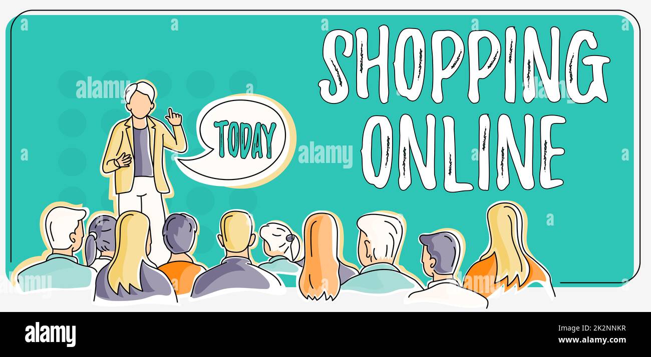 Inspiration showing sign Shopping Online. Business overview buying you ...