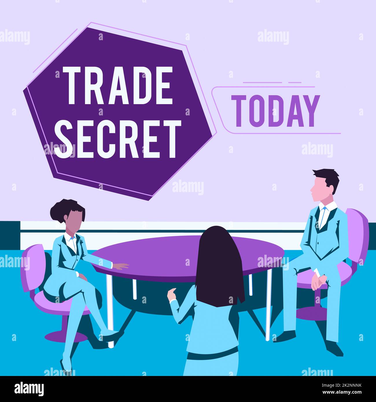 Text showing inspiration Trade Secret. Business showcase Confidential ...