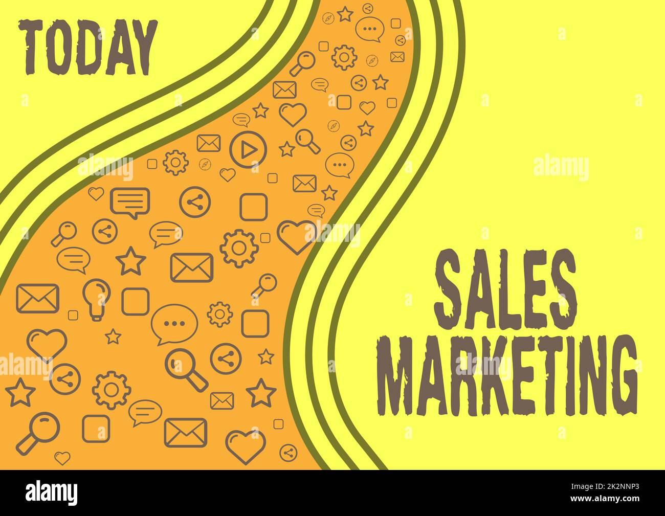 Conceptual display Sales Marketing. Business overview introducing ...