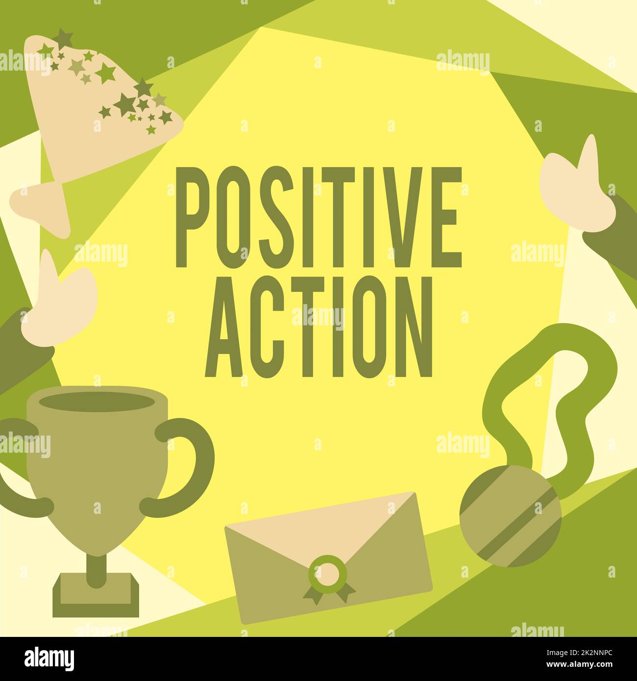 Handwriting text Positive Action. Conceptual photo doing good attitude ...