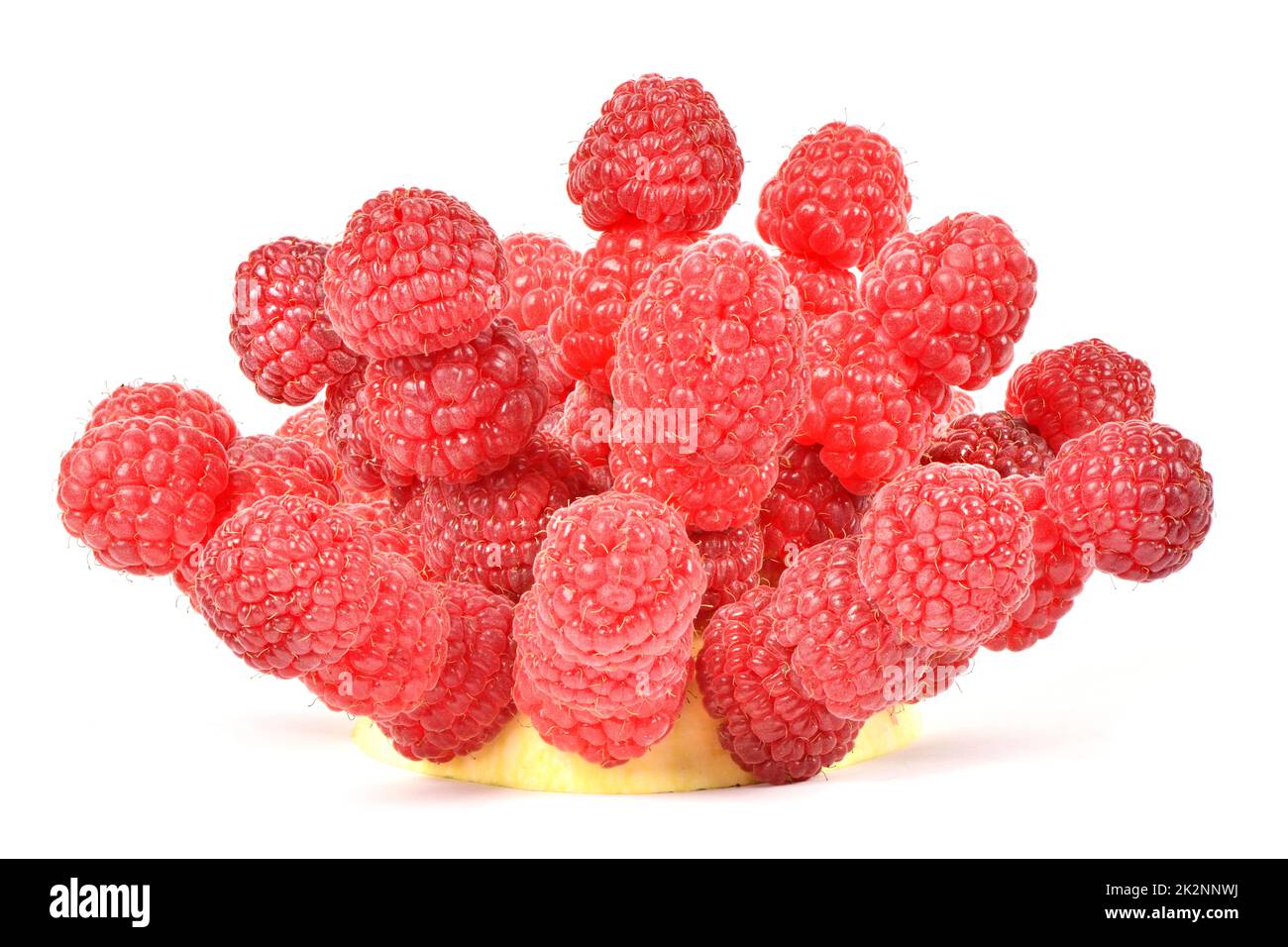 Raspberry ripe and tasty. Isolated on white background. High resolution ...