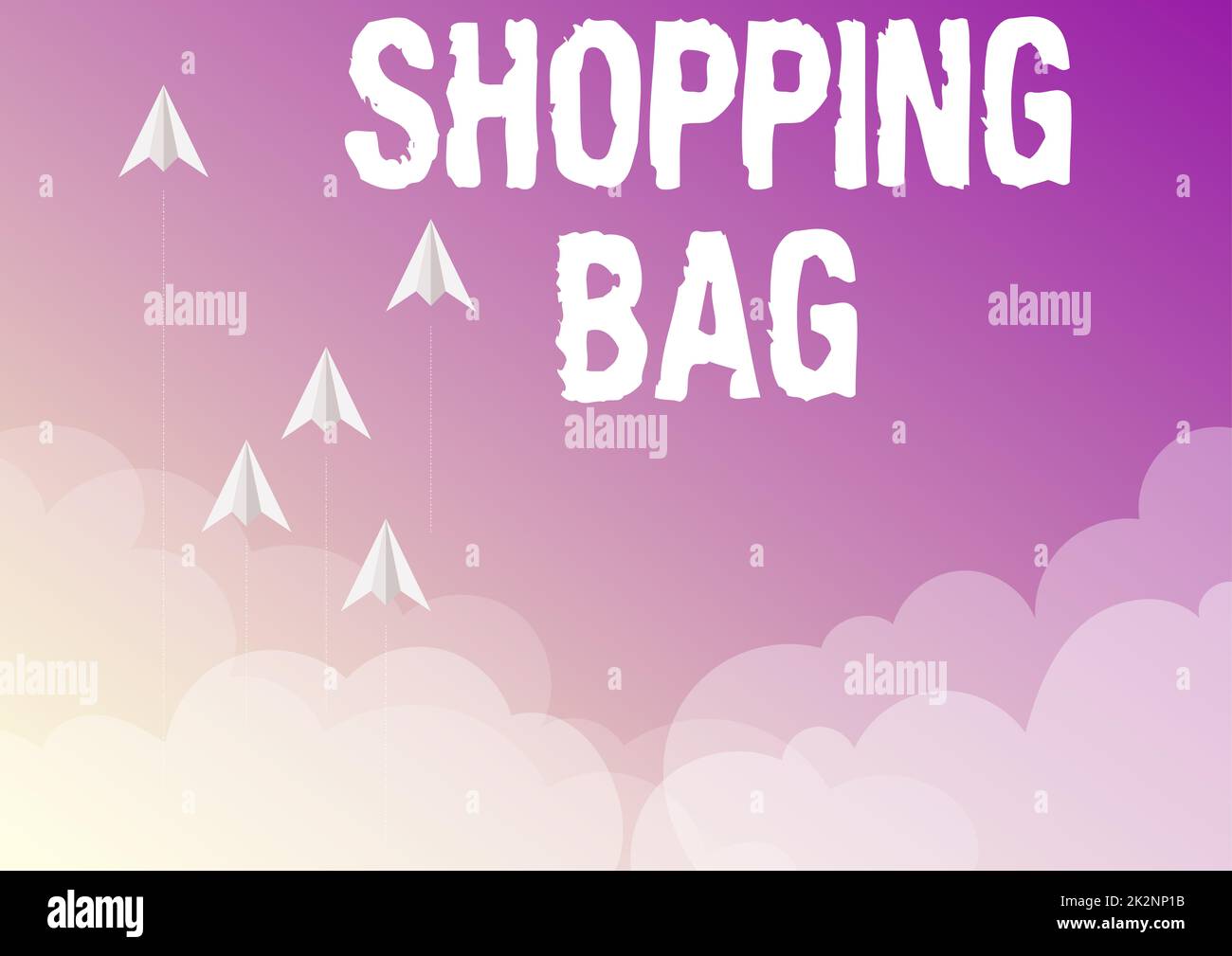 Text sign showing Shopping Bag. Business concept Containers for ...