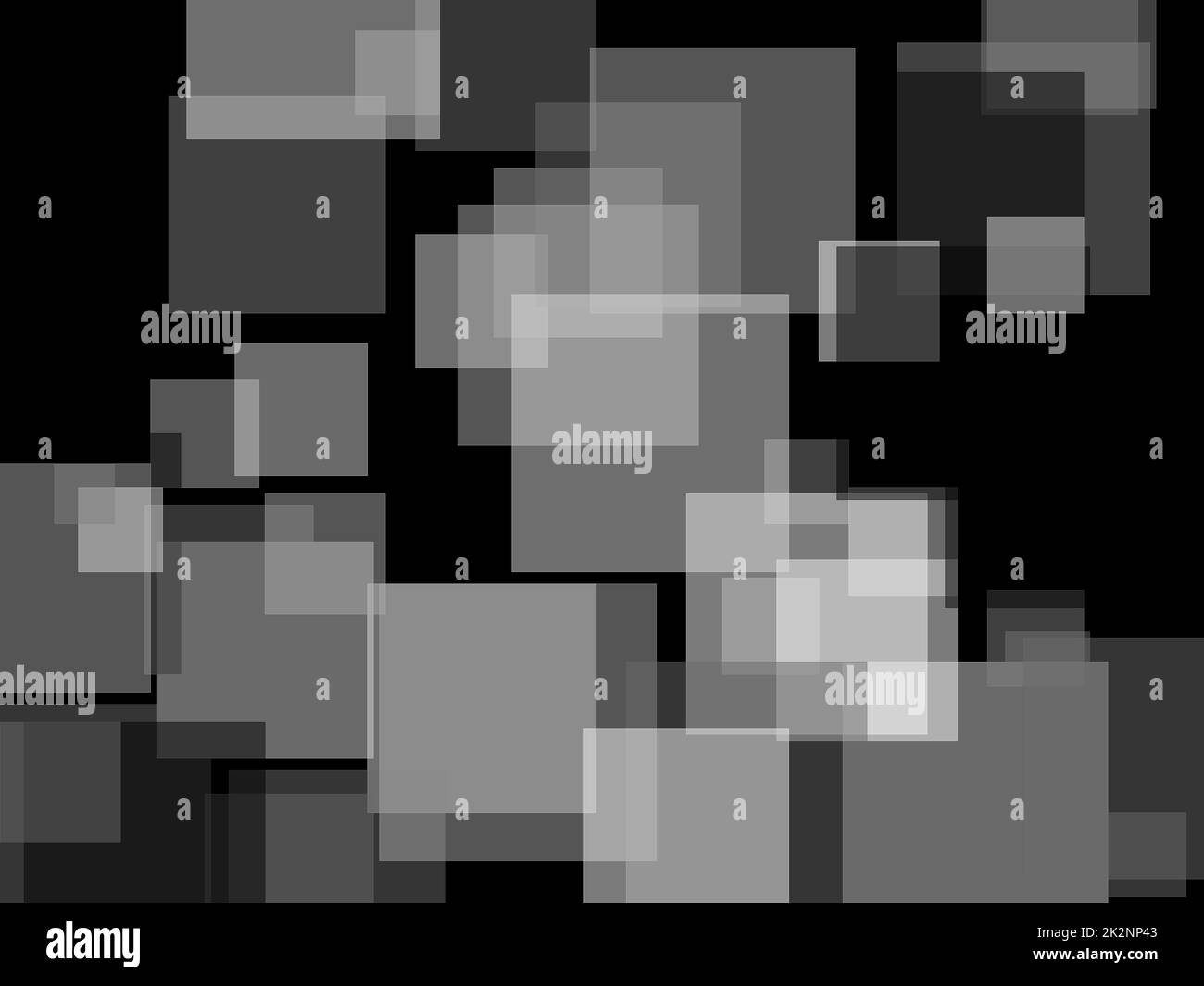 Abstract grey squares with black background Stock Photo - Alamy