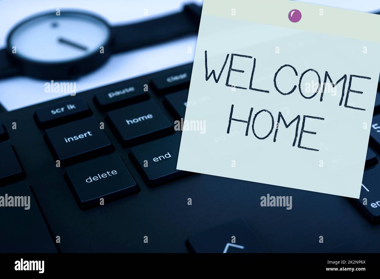 Conceptual display Welcome Home. Business showcase Expression Greetings ...
