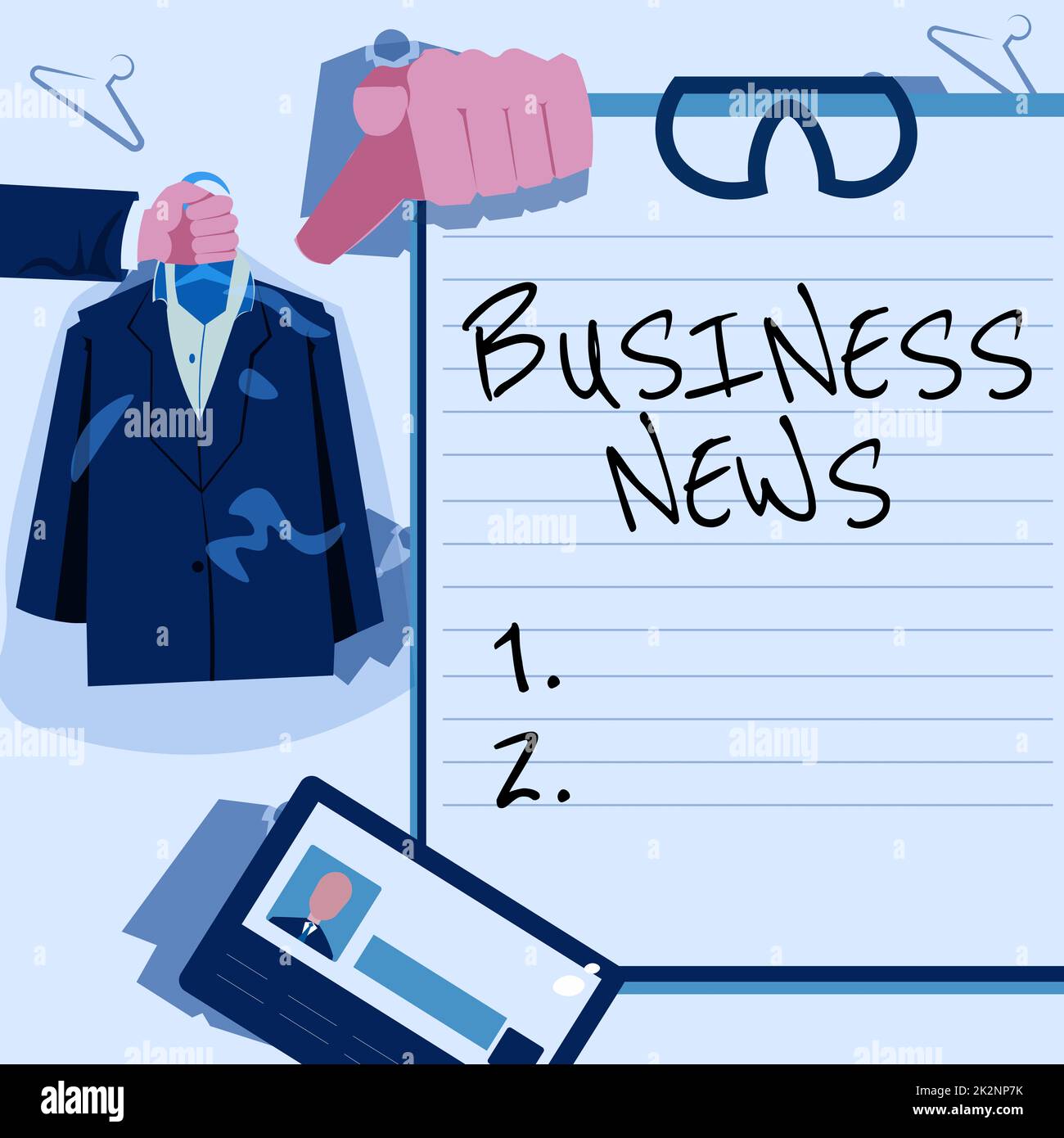 Text caption presenting Business News. Internet Concept Commercial ...