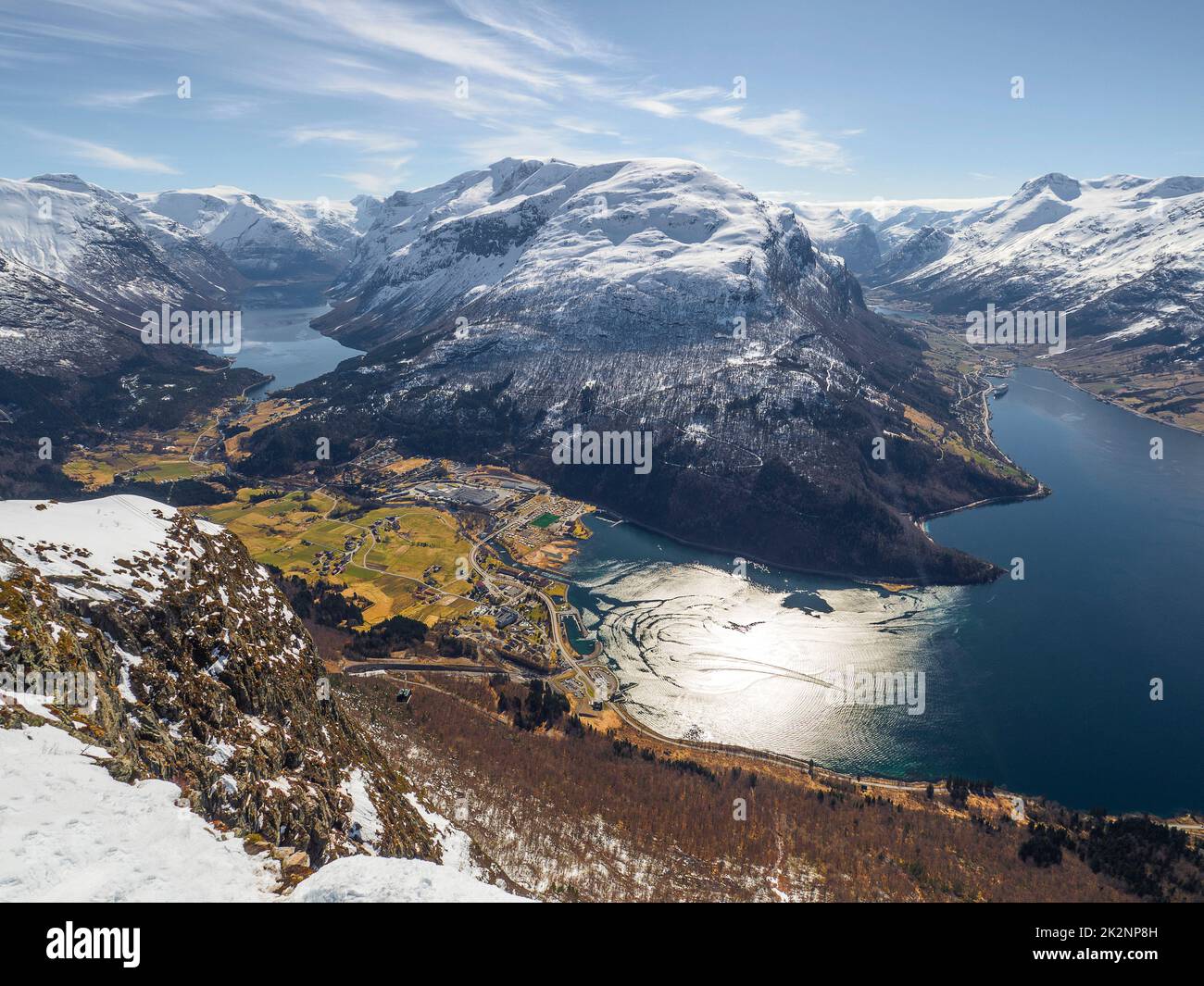 Norway - Vestland, Faleidfjord in Olden Stock Photo - Alamy