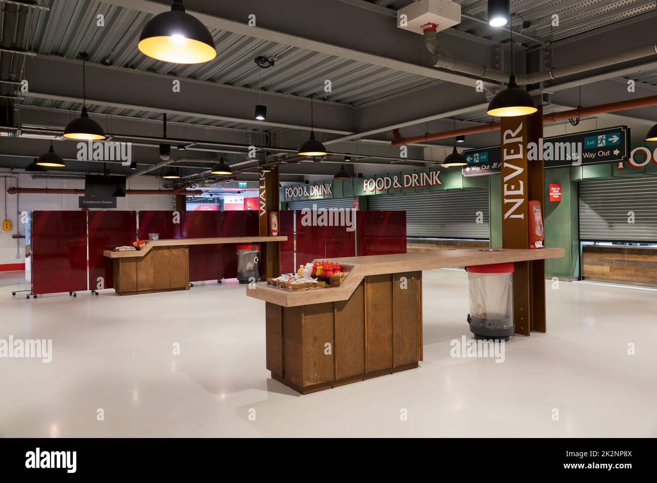 Inside Anfield on a Liverpool FC Stadium Tour Stock Photo - Alamy