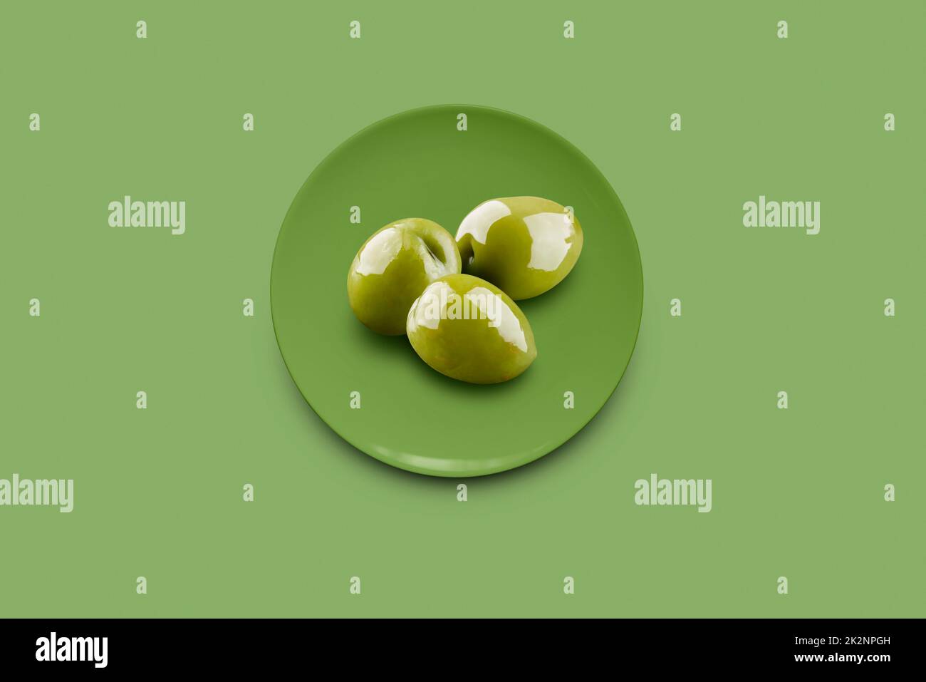 Big green olives Stock Photo - Alamy