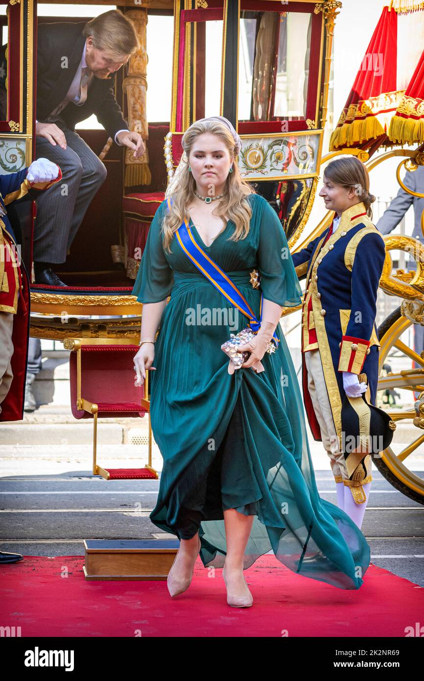 THE HAGUE - King Willem-Alexander, Queen Maxima, Princess Amalia ...